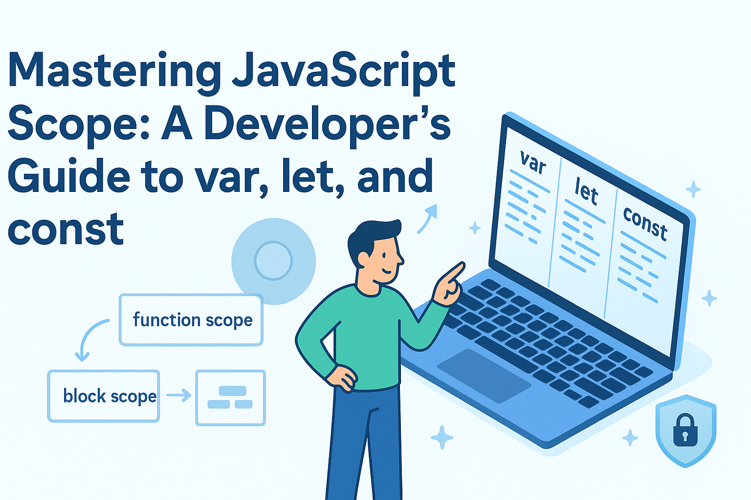 Mastering JavaScript Scope: A Developer's Guide to `var`, `let`, and `const` | CodingMantra